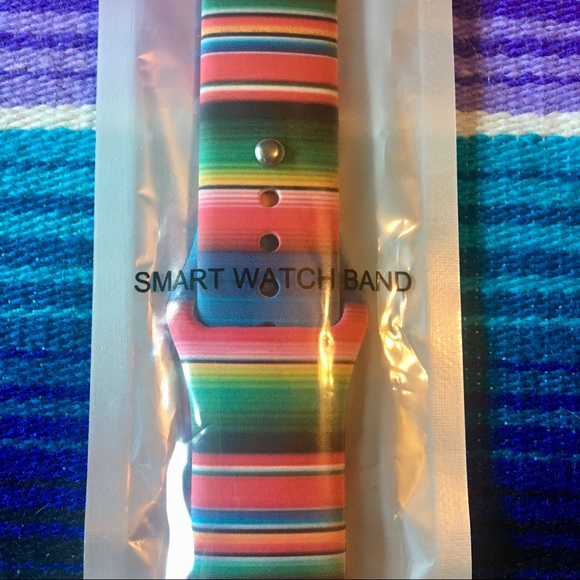 🤷🏻‍♀️NONE🤷🏻‍♀️ | Accessories | Nwt Serape Smart Watch Band | Poshmark